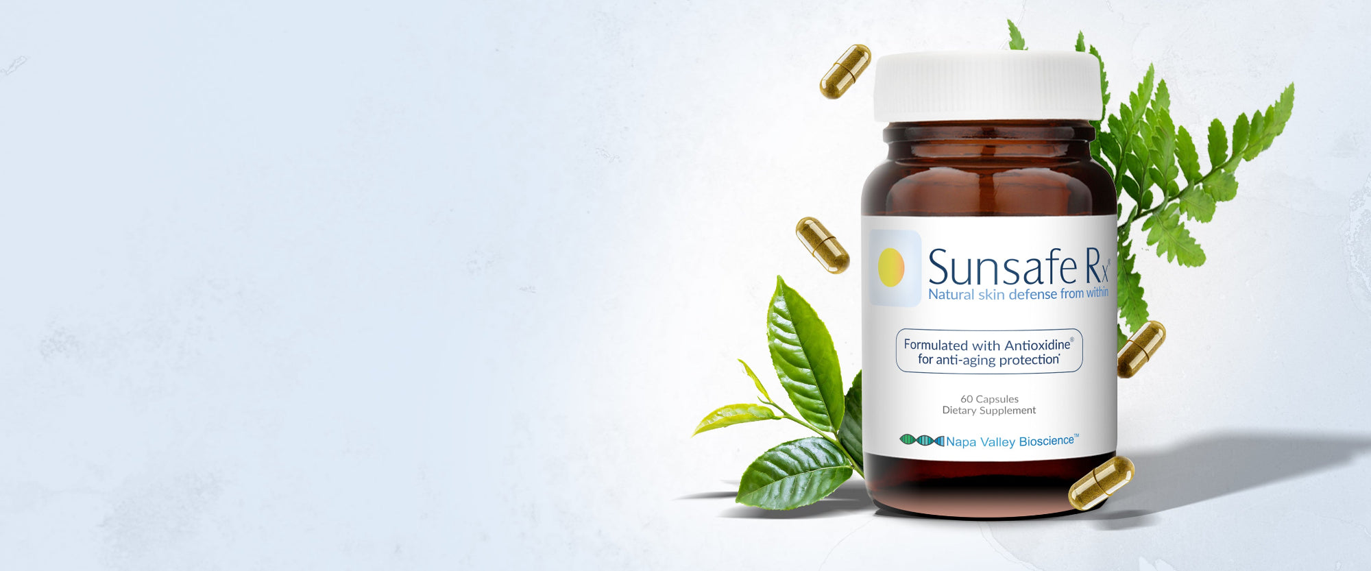 Sunsafe Rx: Natural Anti-Aging Skincare Supplement for Sun Protection
