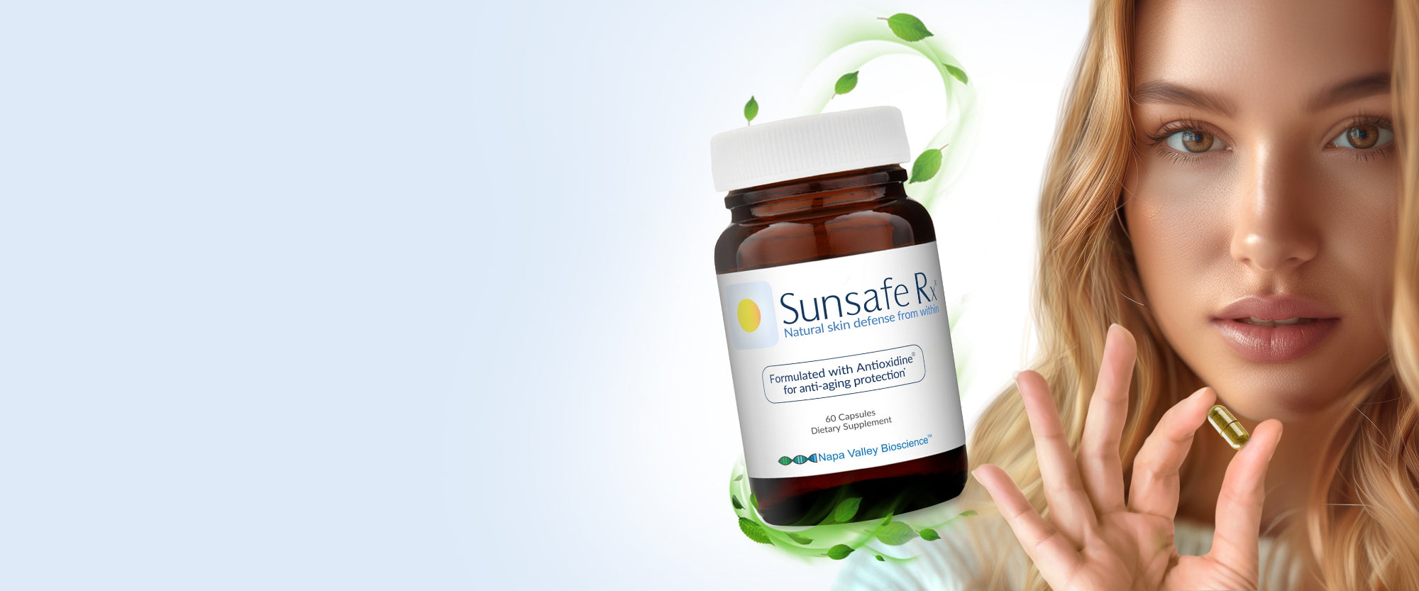 Sunsafe Rx: Natural Anti-Aging Skincare Supplement for Sun Protection