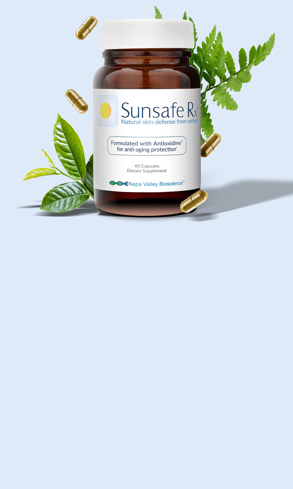 Sunsafe Rx: Natural Anti-Aging Skincare Supplement for Sun Protection